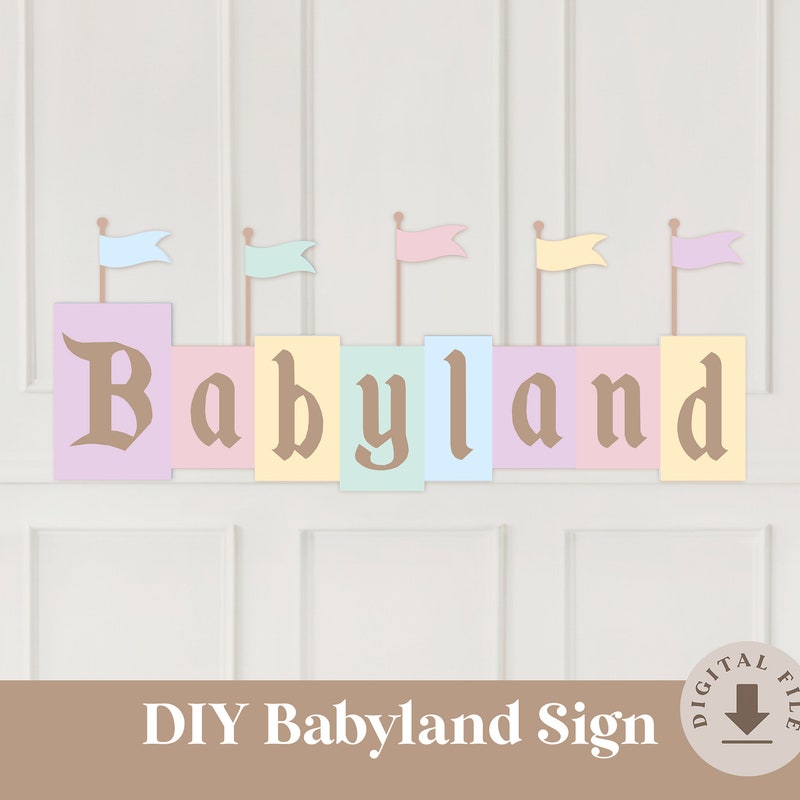 Babyland Party Signs - Etsy UK