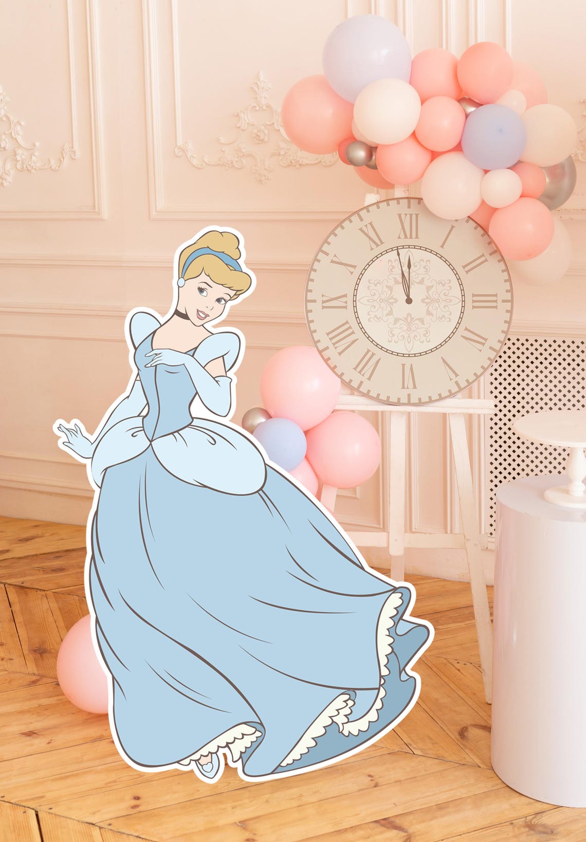 Printable Cinderella Cutout, Disneyland Stand up Prop, Bibbidi Bobbidi ...