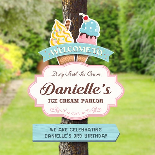 Printable Ice Cream Parlor Sign Perfect for Any Ice Cream - Etsy