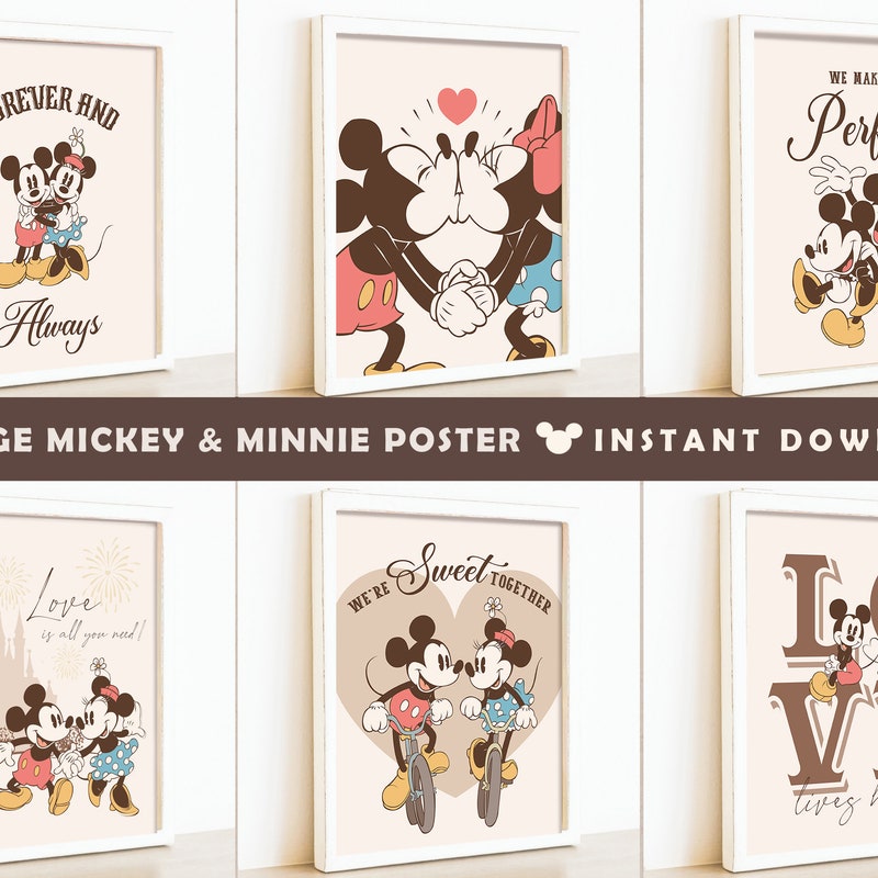 Mickey and Minnie - Etsy