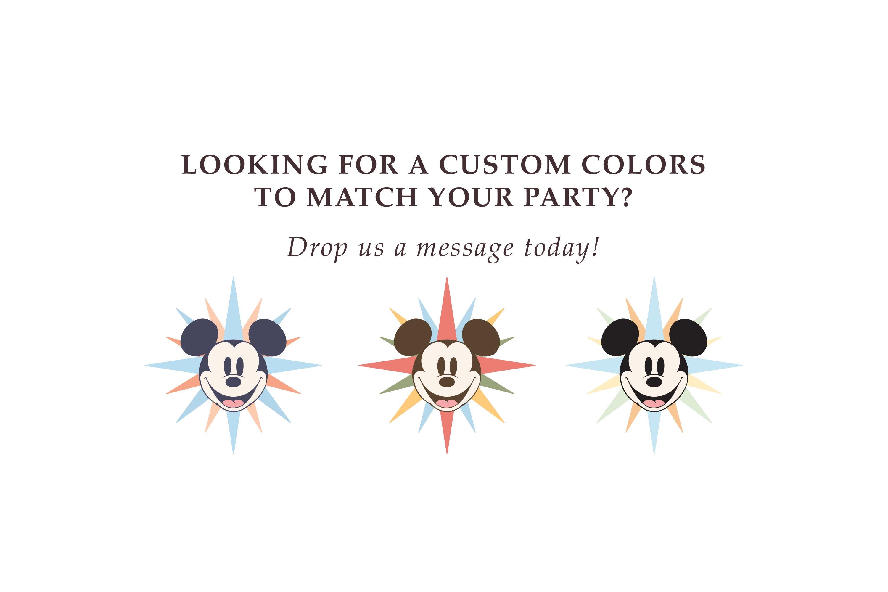 Printable Mickey's Fun Wheel Label, Mickey Birthday, Disneyland Party ...