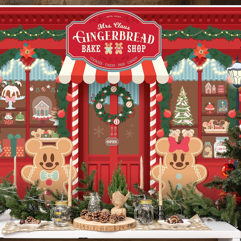 Gingerbread Backdrop - Etsy