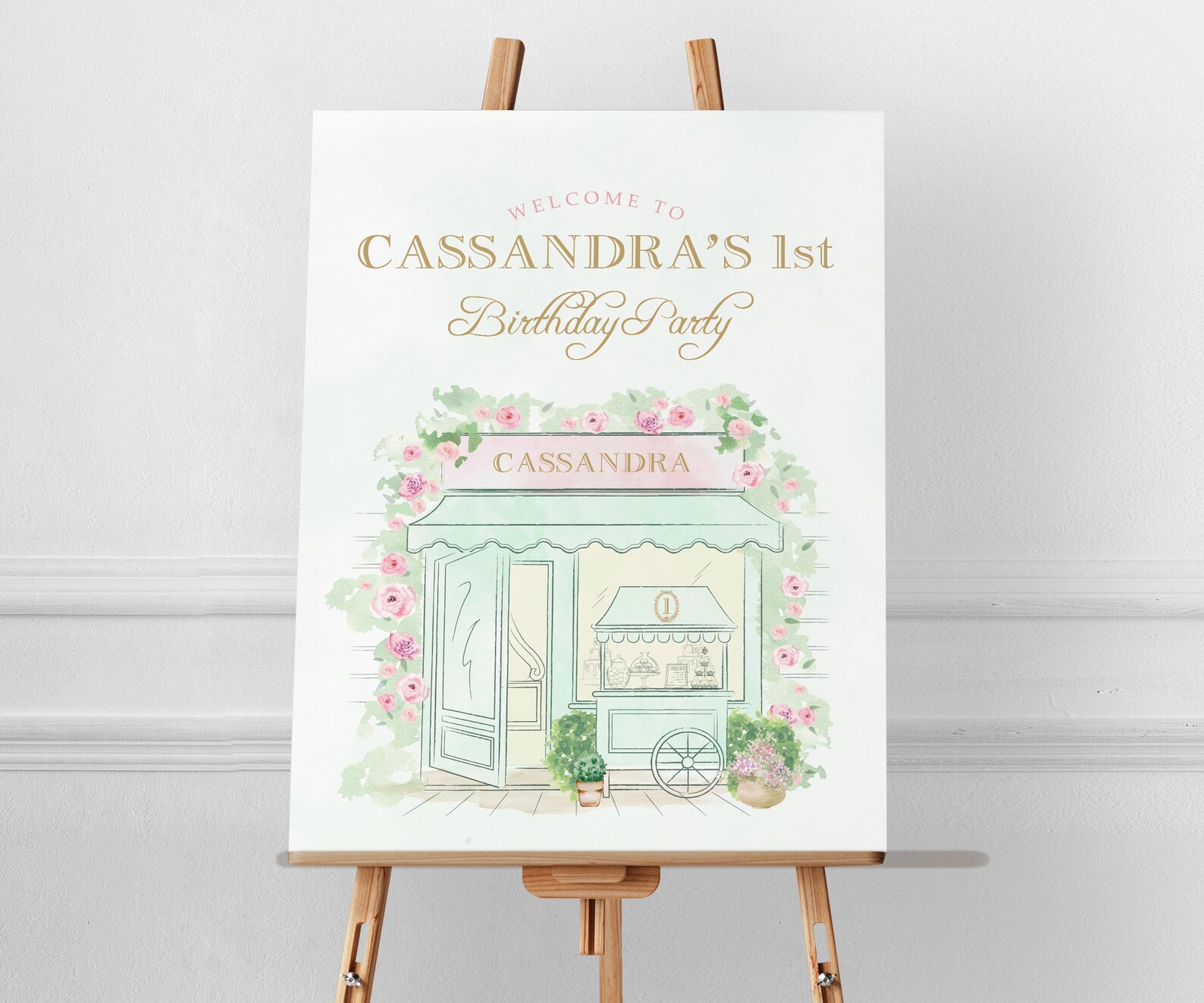 French Cafe Party Backdrop, Paris Cafe Birthday Party Decor, Patisserie ...