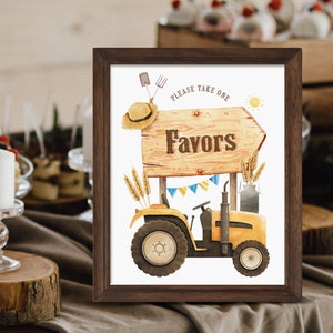 Tractor Thank You Tag, Tractor Tags, Farm Tags, Farm Favors, Tractor ...