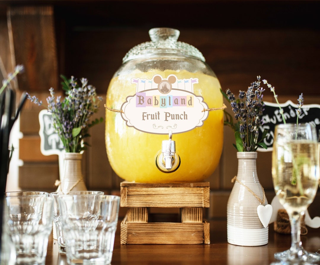 Printable Babyland Drink Label, Editable Happiest Baby Shower on Earth ...