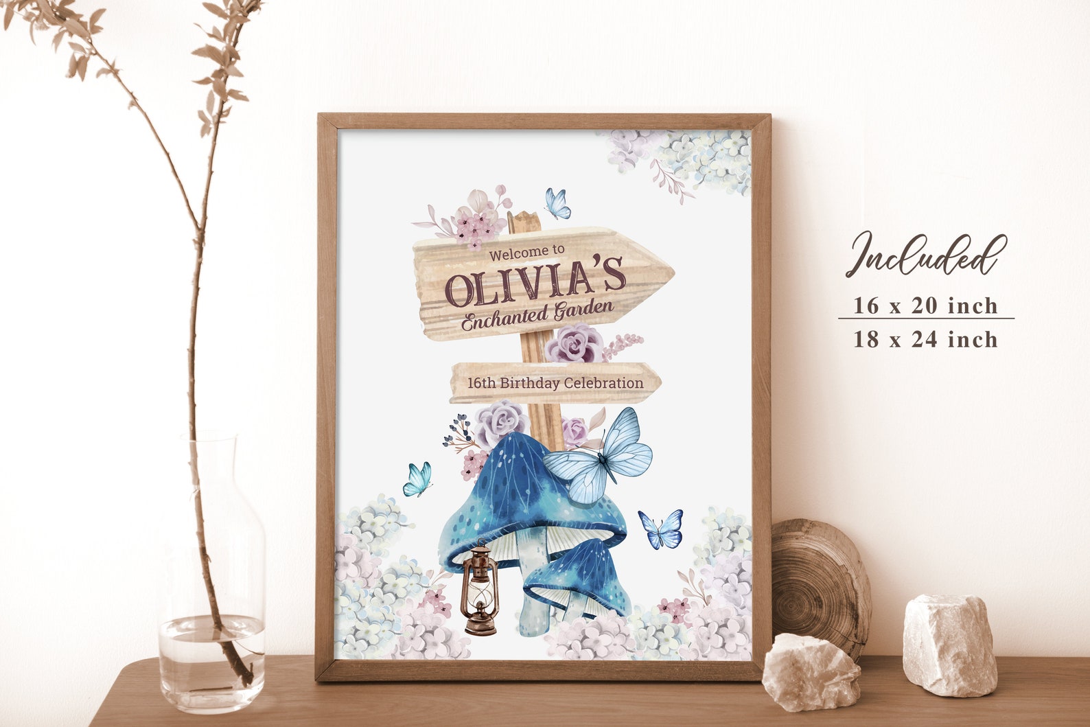 Garden Party Sign Perfect for Any Garden Theme Birthday Party - Etsy