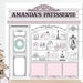 Christmas Patisserie Party Backdrop Bake Shop Backdrop - Etsy