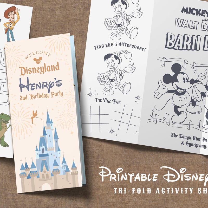 Printable Disneyland Map - Etsy