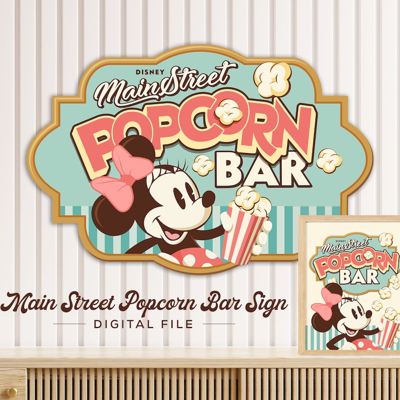 Popcorn Sign - Etsy