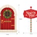 Printable Christmas Elf Door Christmas Decoration Digital - Etsy