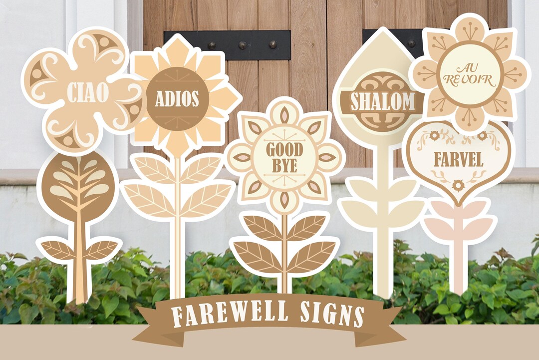 Printable It's A Small World Farewell Stand up Prop, It's A Small World ...