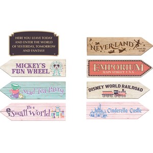 Disney World Party Directional Sign, Mickey Birthday, Princess Birthday ...