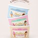 Printable Ice Cream Parlor Sticker, Ice Cream Tub Label, Digital File ...