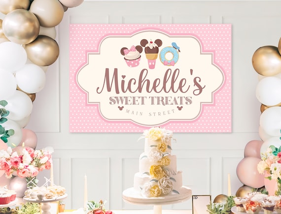 Printable Disney Party Sign Mickey Treats Sign Perfect for - Etsy