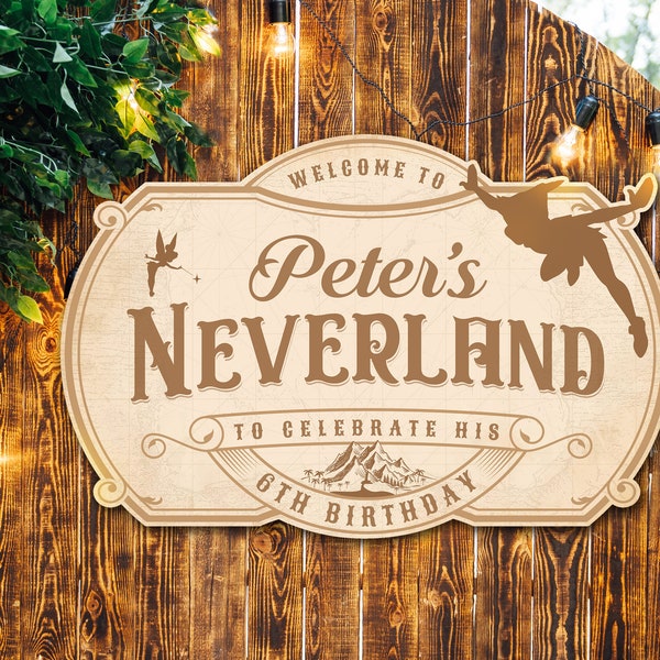 Neverland Sign - Etsy