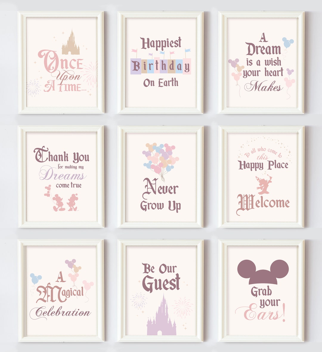 Printable Disneyland Birthday Sign, Mickey Birthday, Disneyland Party ...