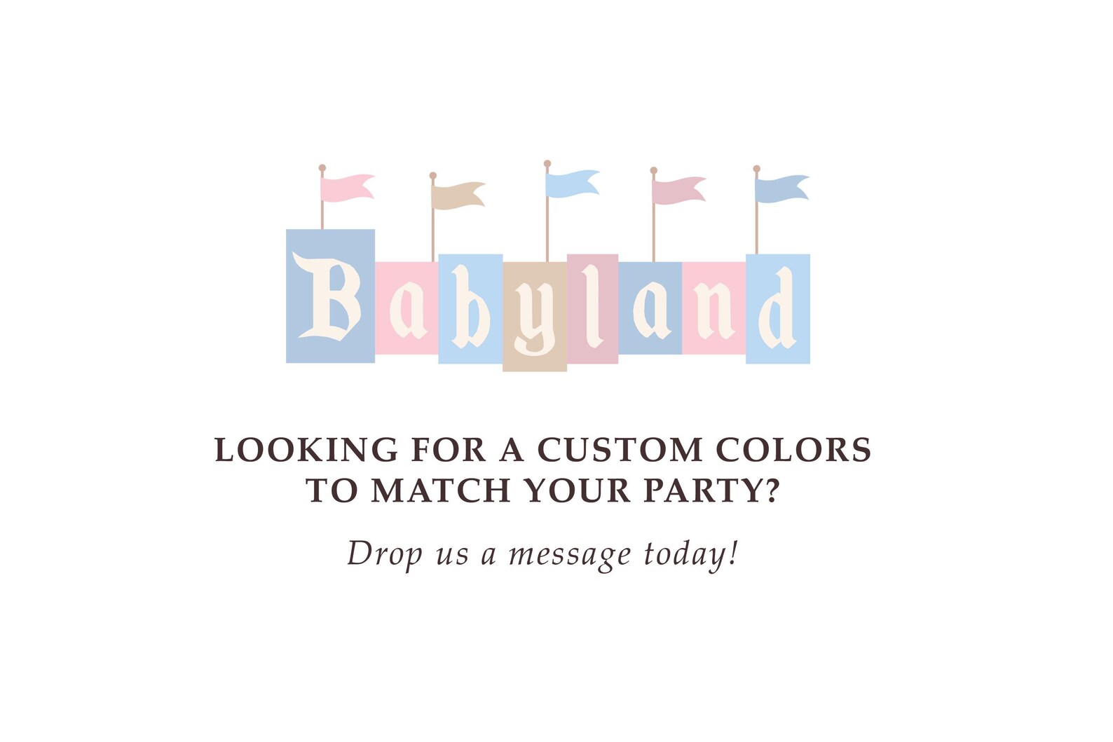 Printable Babyland Party Sign, Disneyland Gender Reveal Party ...