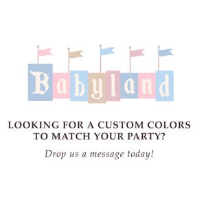 Printable Babyland Party Sign, Disneyland Gender Reveal Party ...