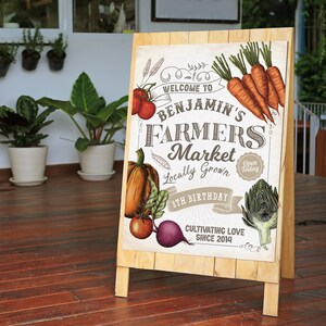 Printable Farmers Market Welcome Sign, Perfect for Any Farm Theme ...