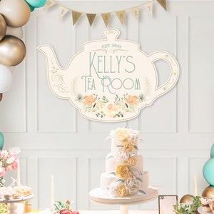 Editable Tea Room Sign, Tea Party Sign, Tea Party Decor, Perfect for ...