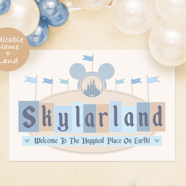 Disneyland Sign - Etsy