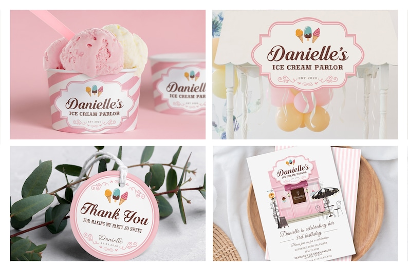 Printable Customize Ice Cream Menu 10 X 12 Digital File - Etsy