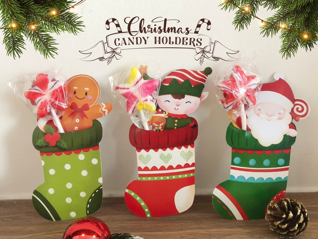 Christmas Candy Cane Holders | Christmas Candy Holders | Christmas ...