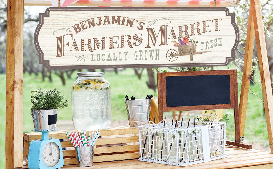 Printable Farmers Market Sign, Perfect for Any Farm Theme Birthday ...
