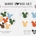 Printable Pastel Mickey Balloons, Disneyland Baby Shower Stand up Prop ...