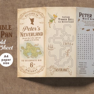 Printable Peter Pan Activity Sheet, Neverland Coloring Page, Kids ...