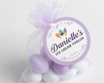 Ice Cream Tub Label - Etsy