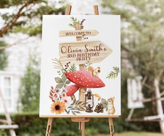 Fairy Party Sign Perfect for Any Fairy Theme Birthday Party - Etsy