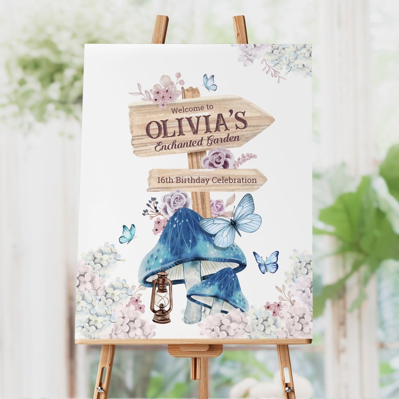 Garden Party Sign Perfect for Any Garden Theme Birthday Party - Etsy