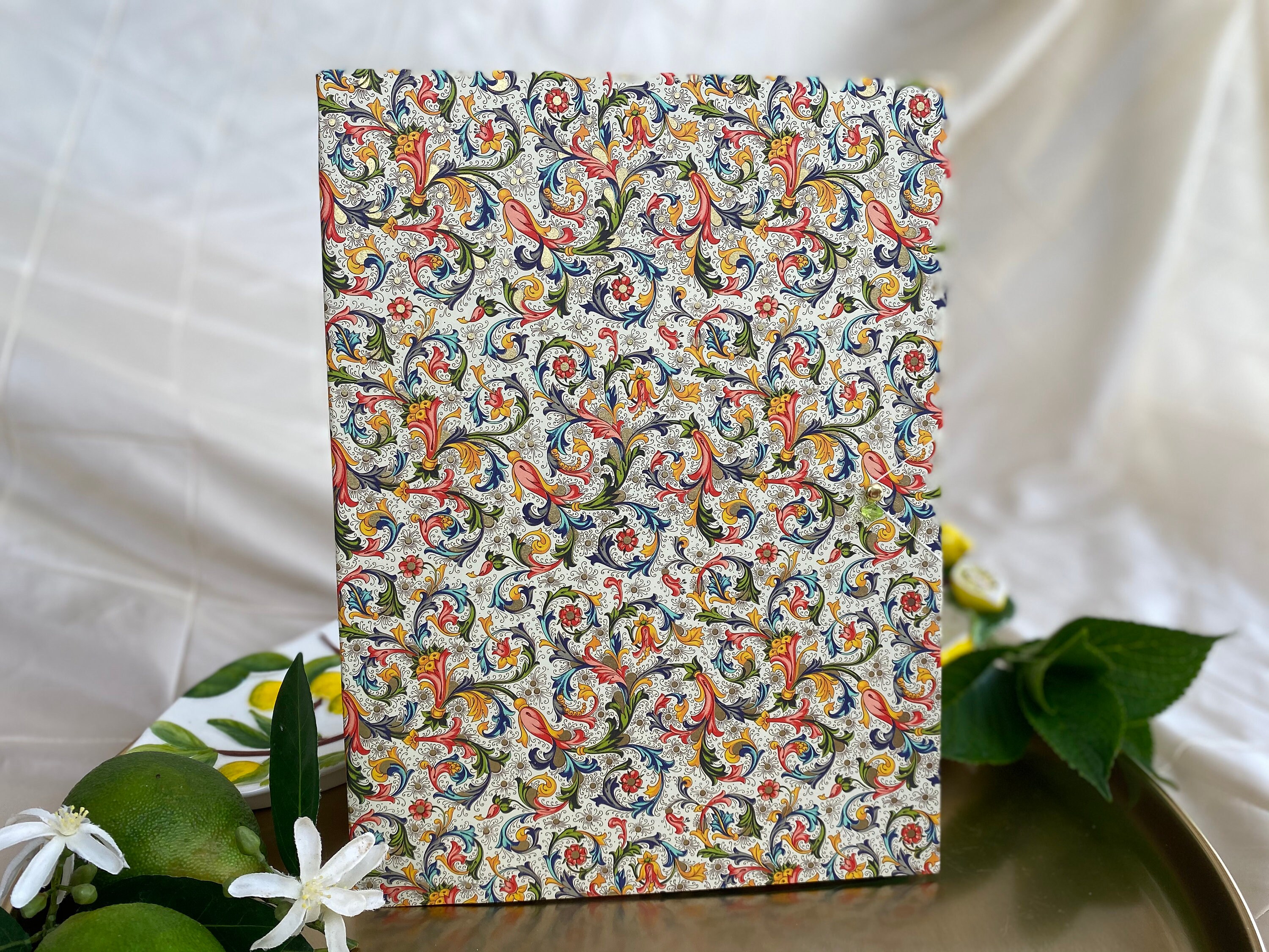 Organizer A4 / Letter Size. Document Folder, File Folder. Italian Motif ...