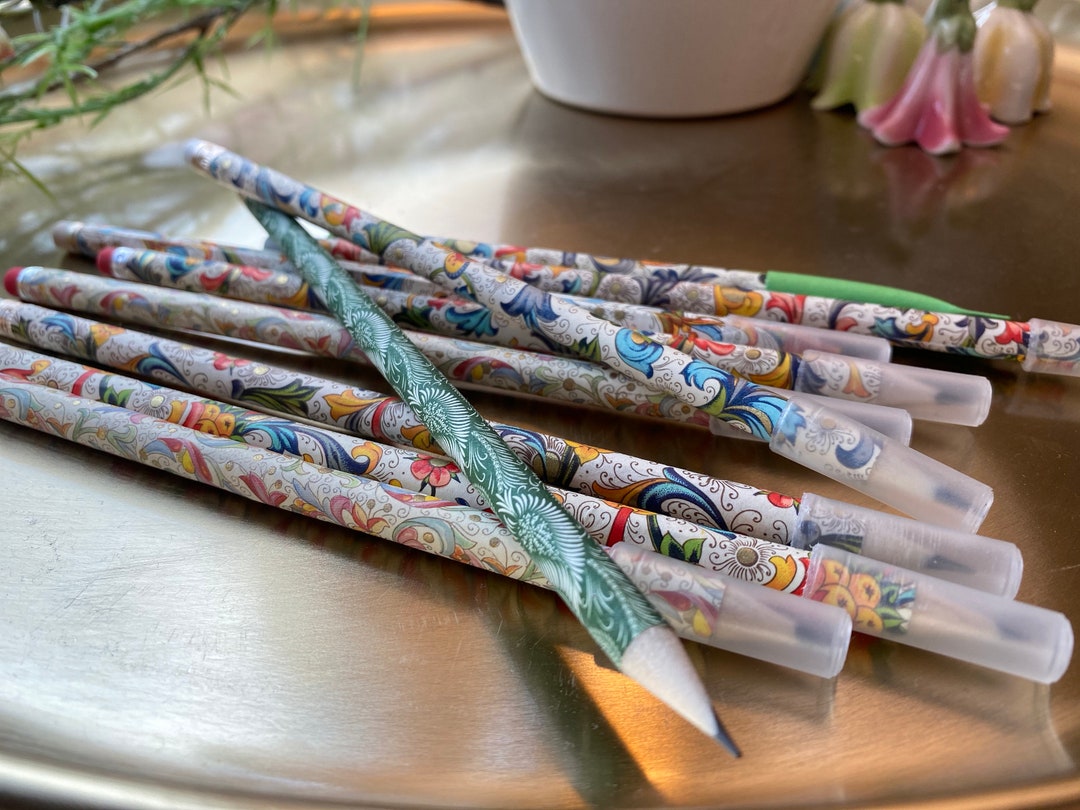 Pencils (5 Pieces), Sketching, Drawing, Writing, Office, Handmade, Gift ...