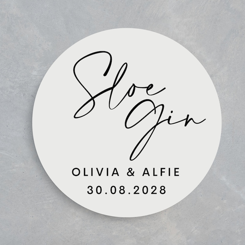 Labels for Sloe Gin - Etsy UK