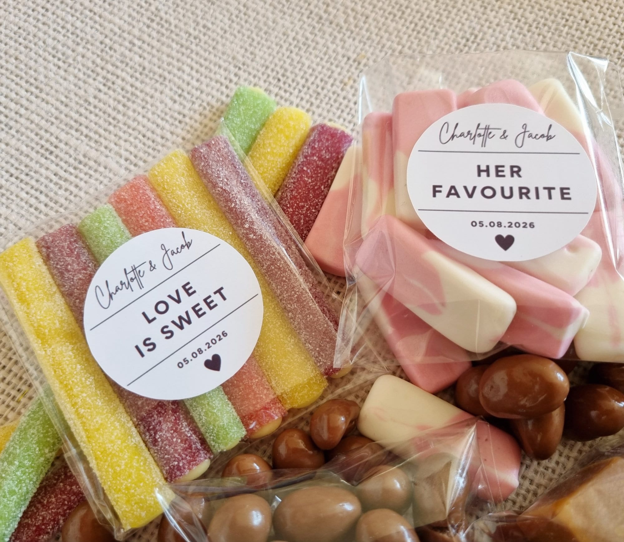 DIY Sweet Packet Wedding Favours Personalised Wedding - Etsy