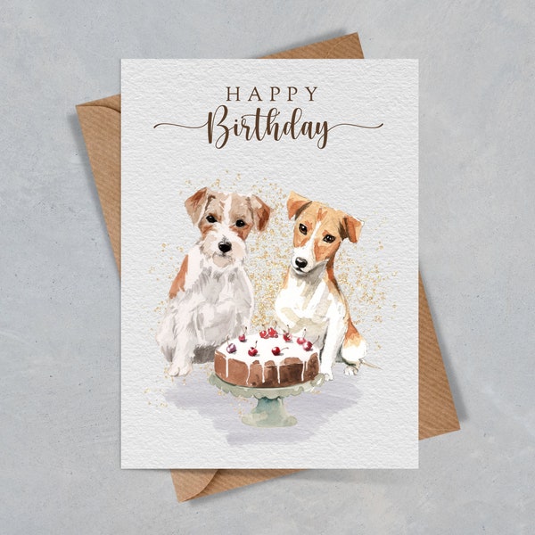 Happy Birthday to Jack Russell Terrier - Etsy
