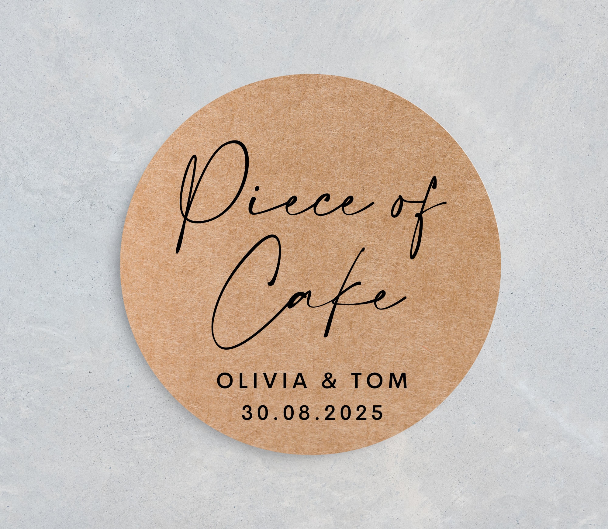 Personalised Wedding Stickers Wedding Cake Stickers | Etsy