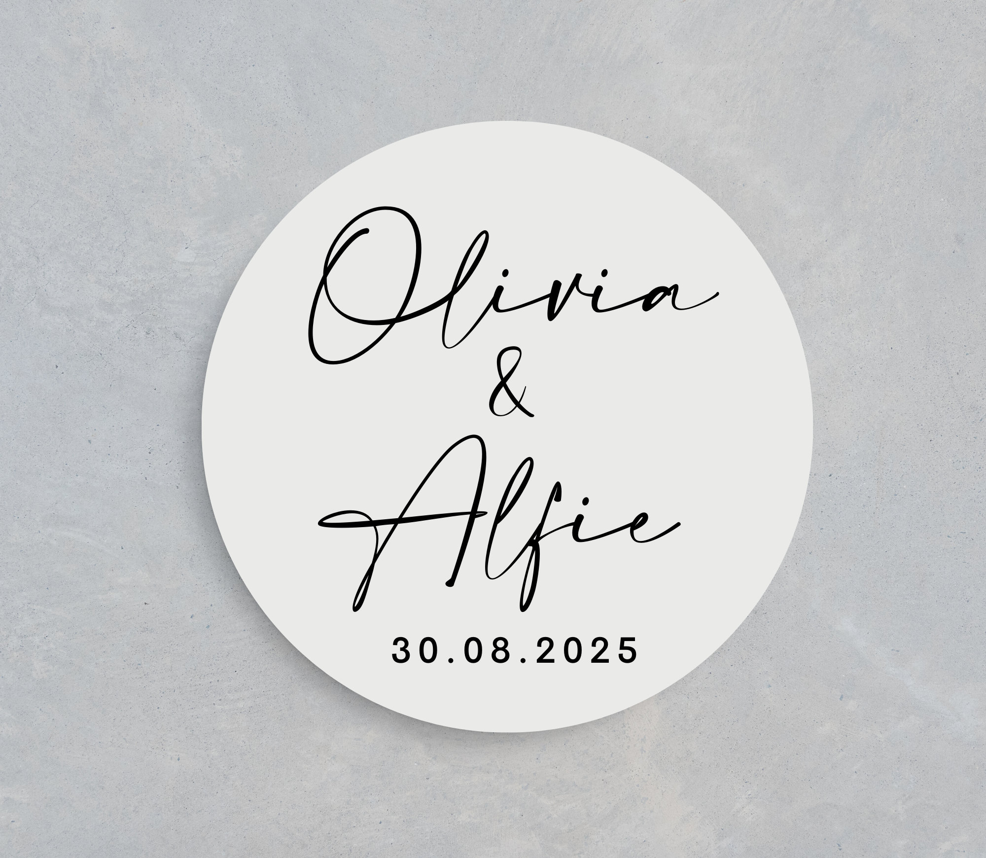 Personalised Wedding Stickers Wedding Date Labels Wedding - Etsy
