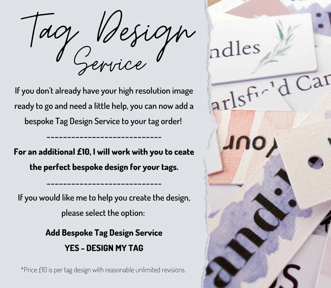 Logo Candle Tags Custom Swing Tags Shop Name Tags Candle | Etsy