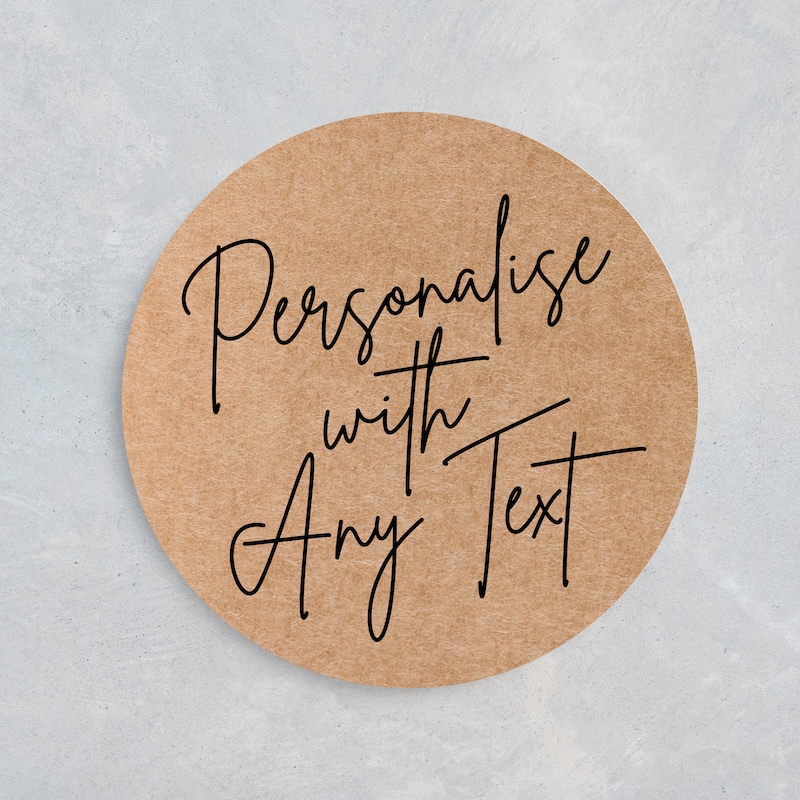 Kraft Sticker - Etsy