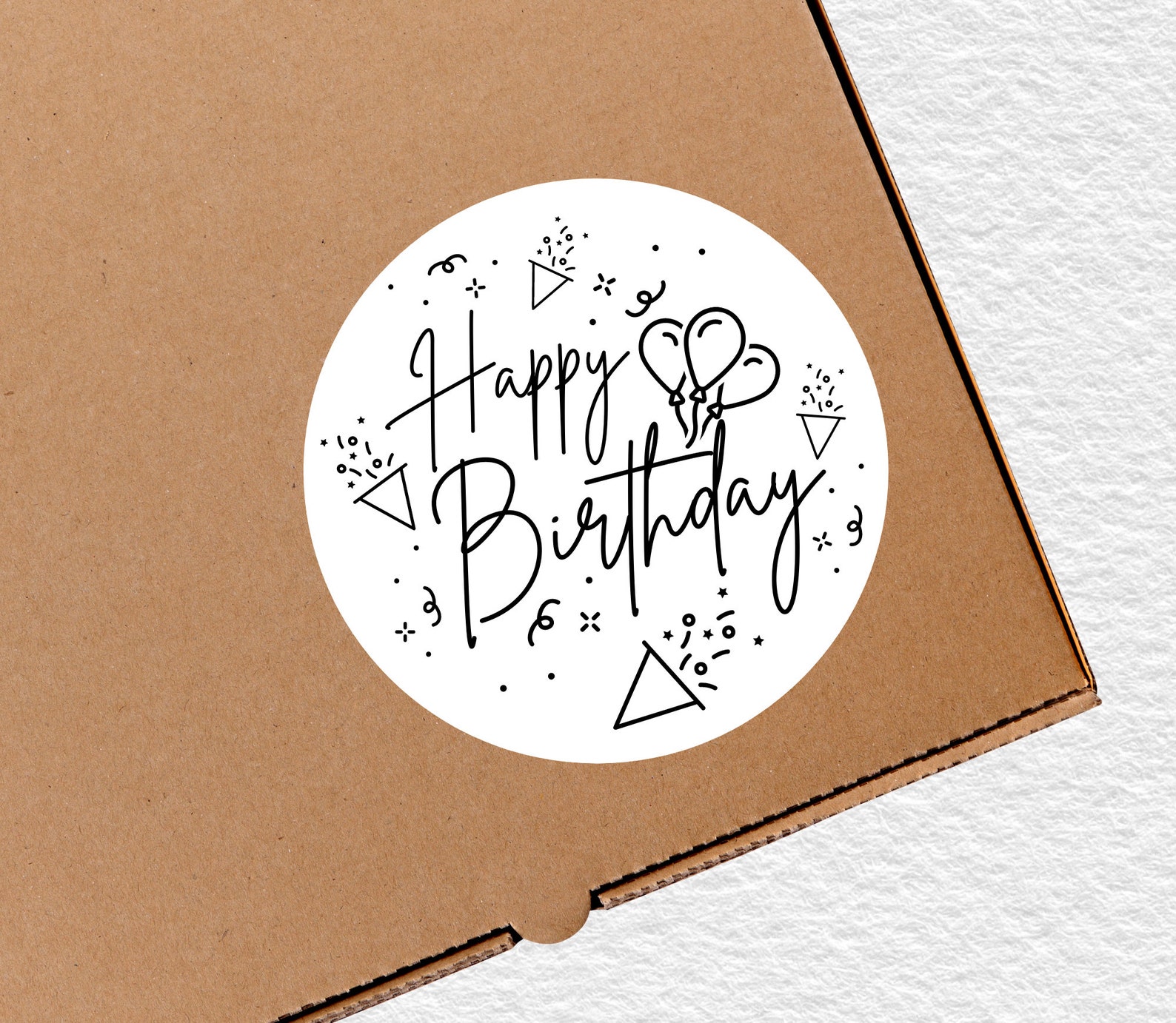 Happy Birthday Stickers Party Favours Favour Tags Mini | Etsy