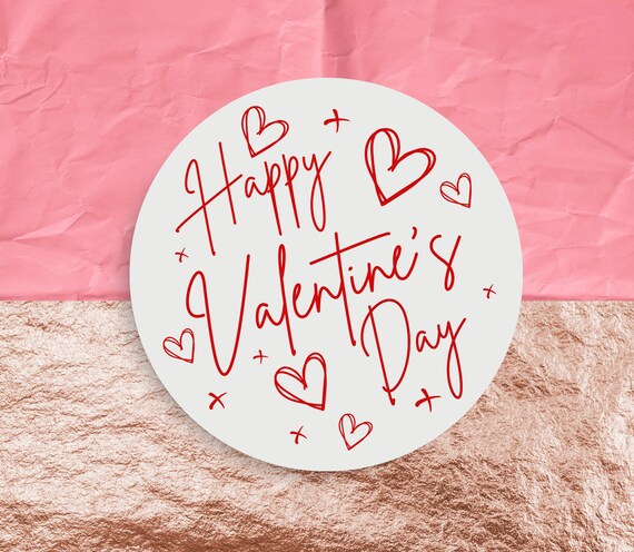 Tiny Valentines Day Labels
