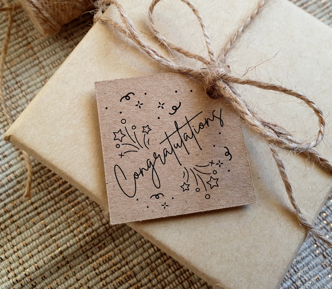 Congratulations Tag | Favour Tags | Mini Congratulations Tags | Small ...