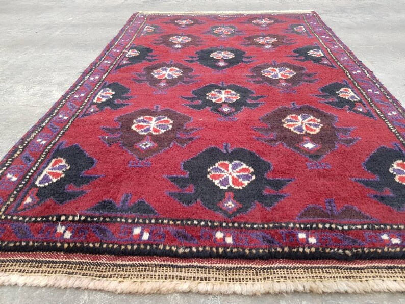 5x3 Ft Afghan Rug Nice Thaimani Tribal Rug Oriental Area Rug - Etsy