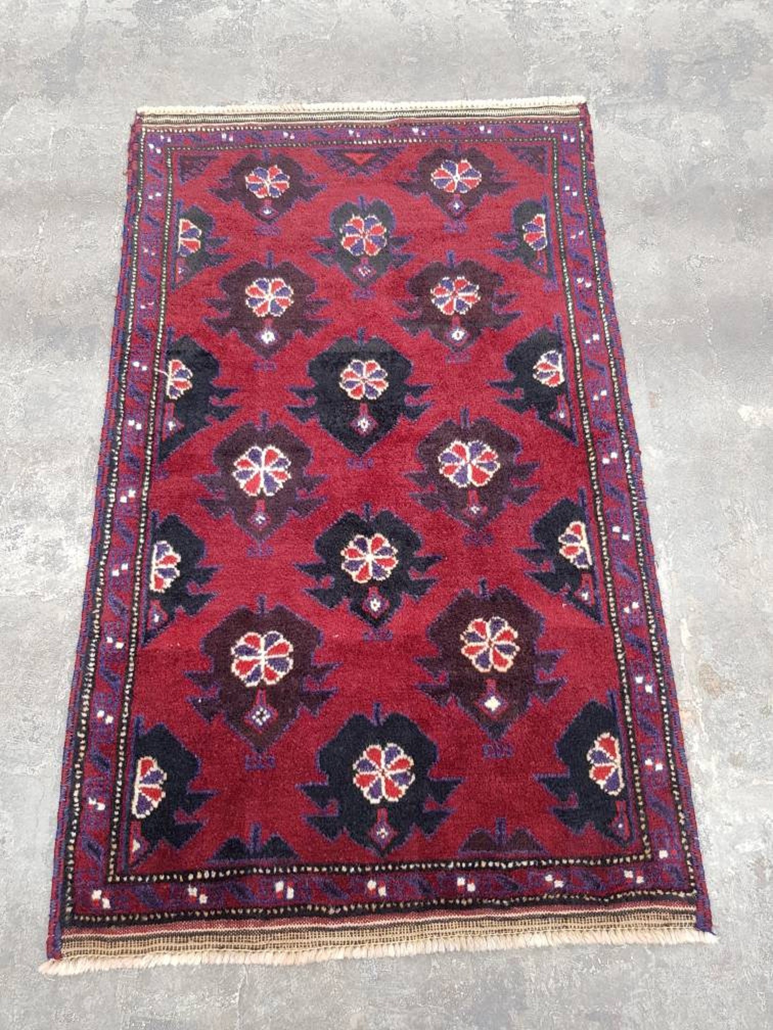 5x3 Ft Afghan Rug Nice Thaimani Tribal Rug Oriental Area Rug - Etsy