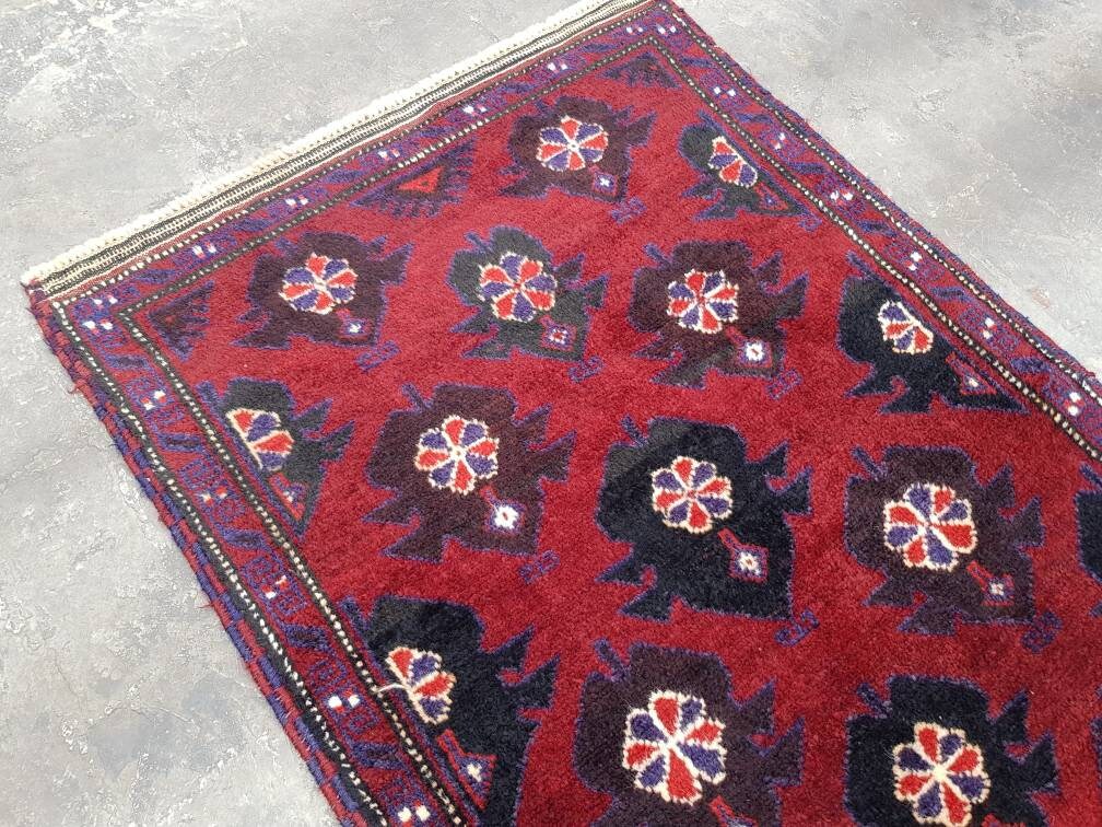 5x3 Ft Afghan Rug Nice Thaimani Tribal Rug Oriental Area Rug - Etsy