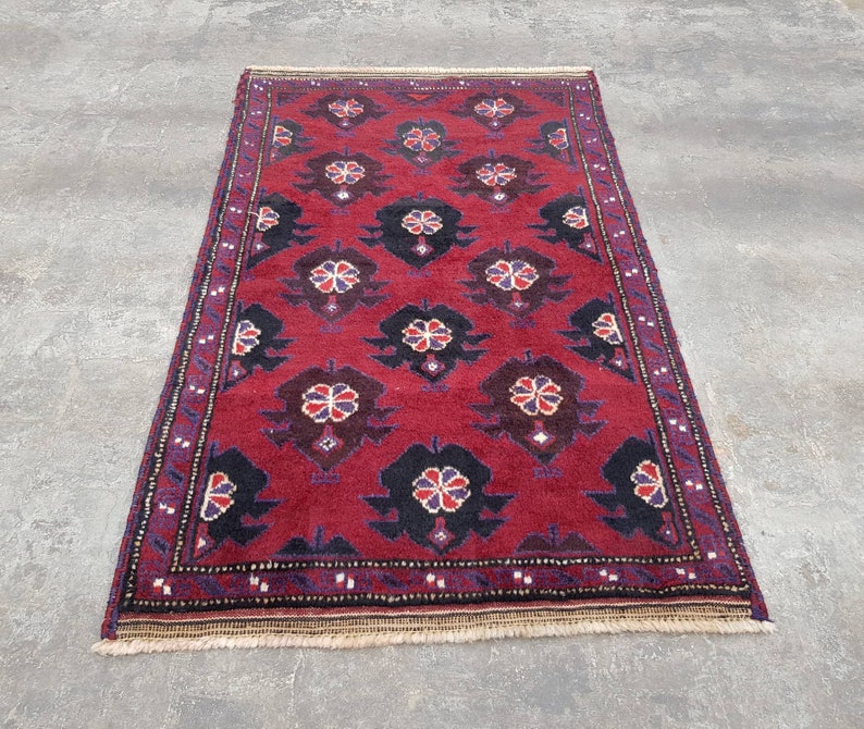 5x3 Ft Afghan Rug Nice Thaimani Tribal Rug Oriental Area Rug - Etsy
