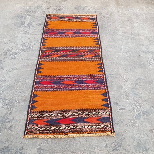 Flat Weave Runner - Etsy